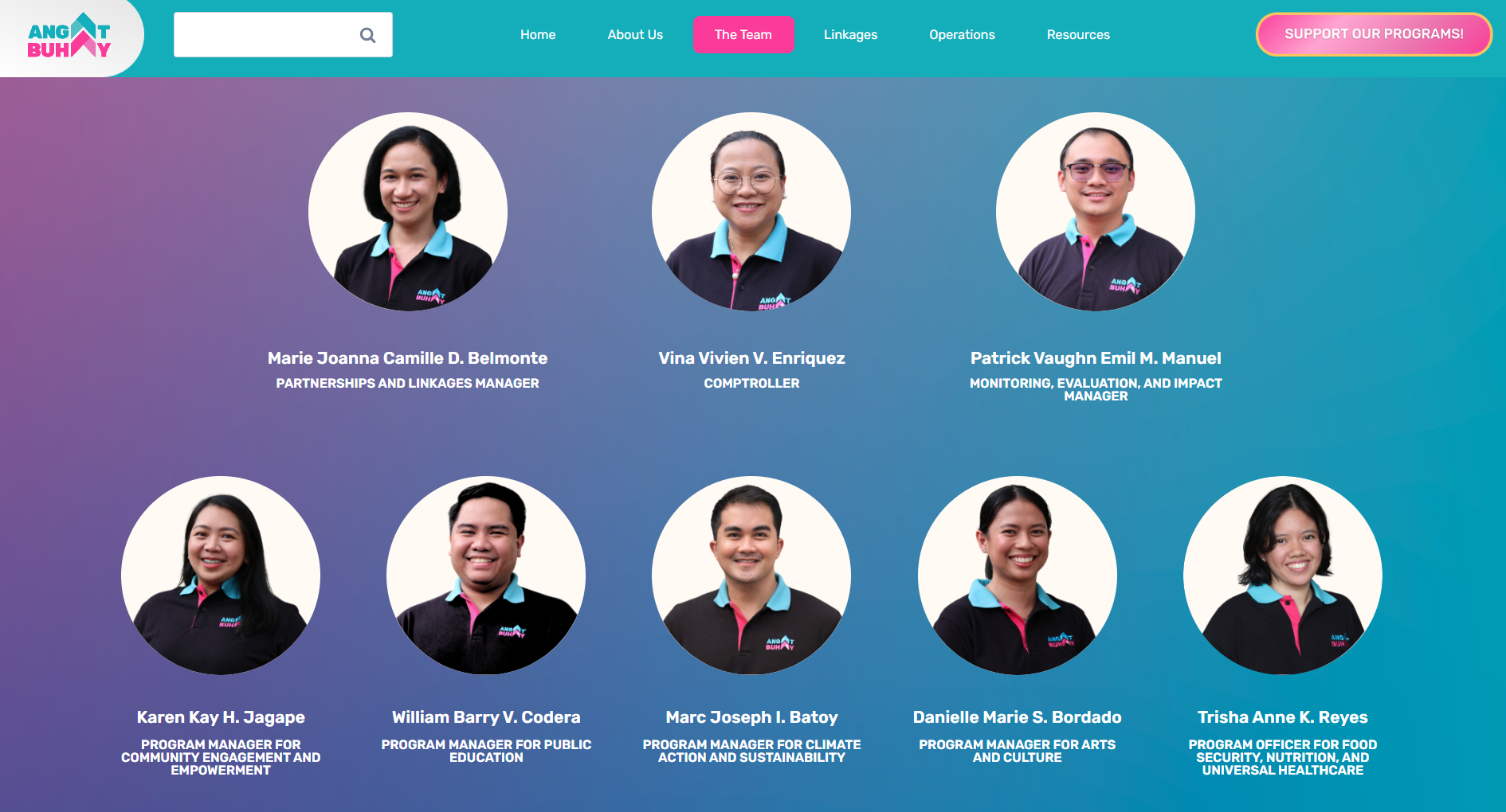 Angat Buhay – The Team - Angat Buhay